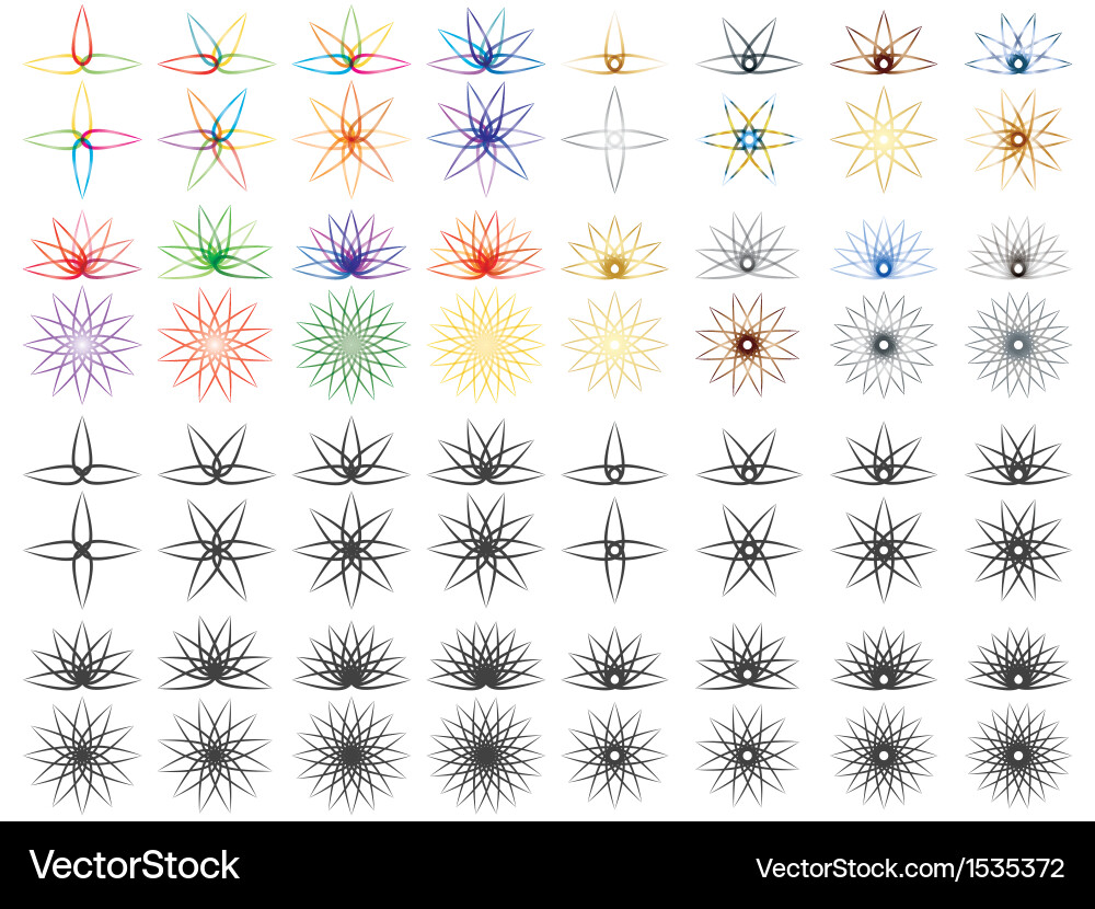 Collection of icons Royalty Free Vector Image - VectorStock