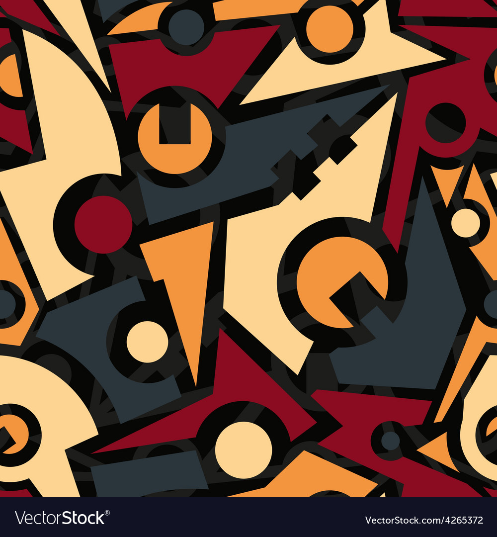 Retro mechanic seamless pattern Royalty Free Vector Image