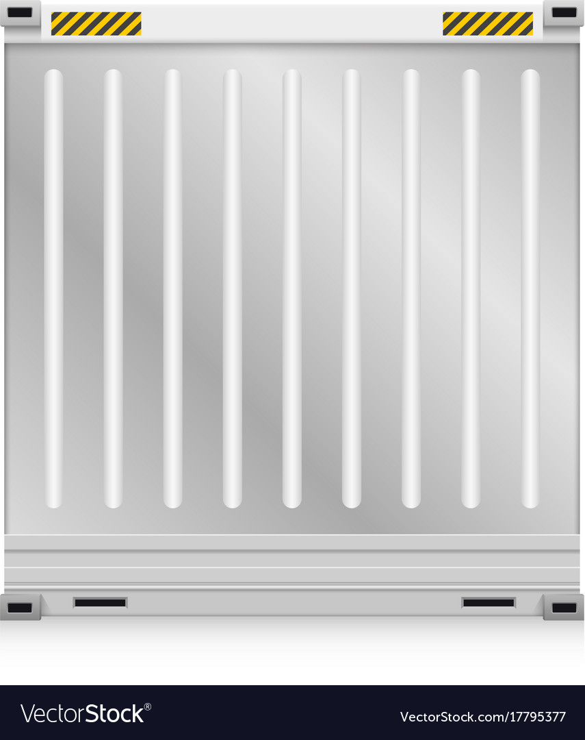 Cargo container Royalty Free Vector Image - VectorStock