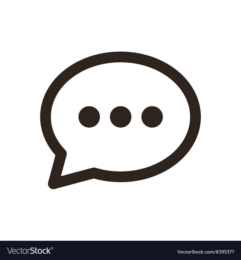 Chat icon Royalty Free Vector Image - VectorStock