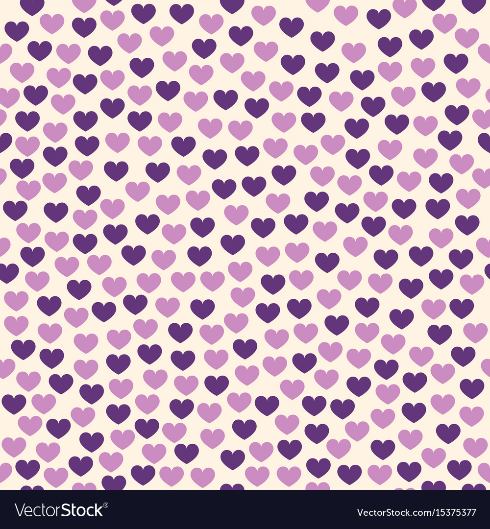 Heart background seamless pattern Royalty Free Vector Image