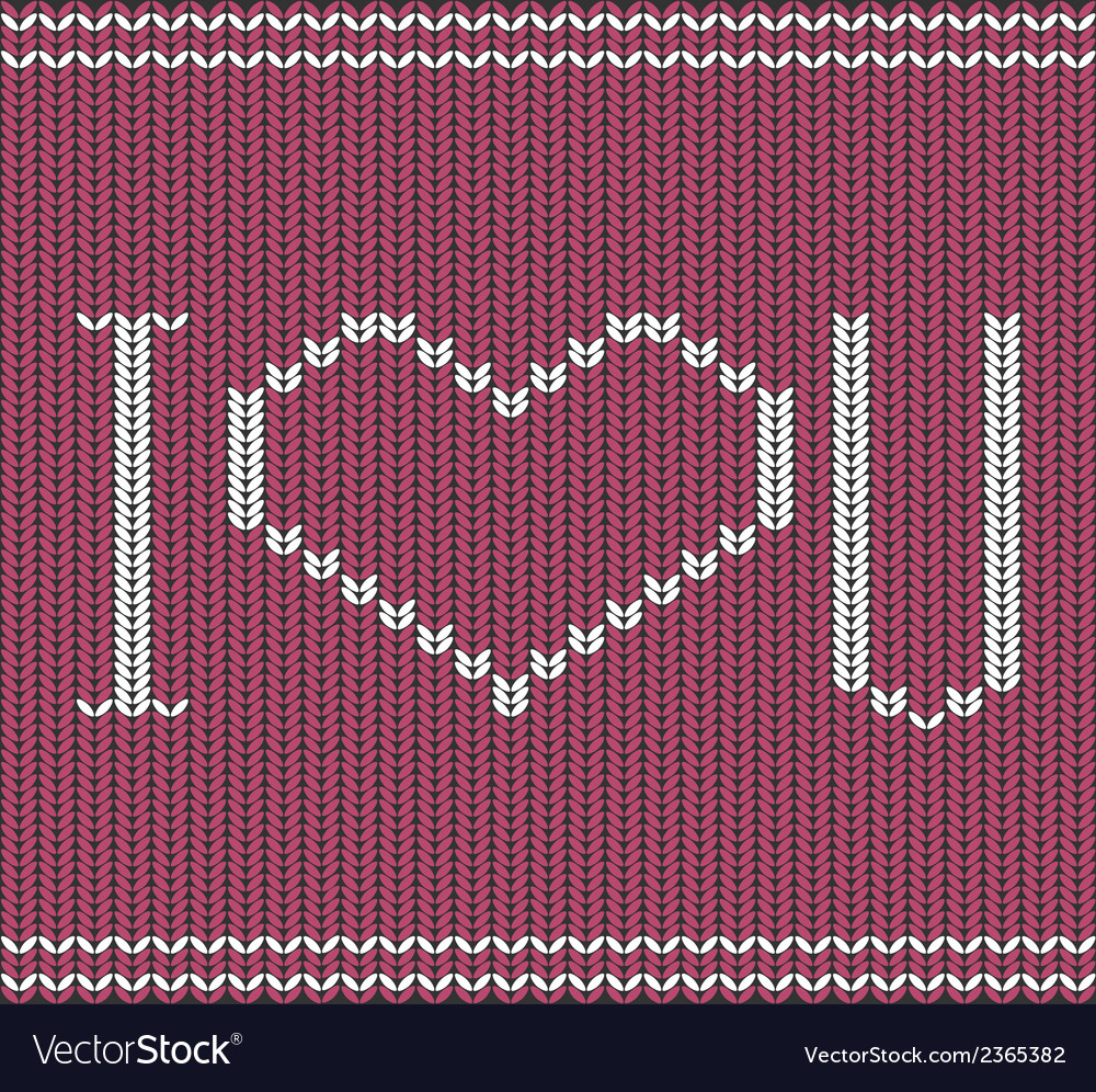 Knitted background Royalty Free Vector Image - VectorStock