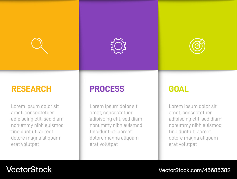Vertical infographic design with icons and 3 Vector Image