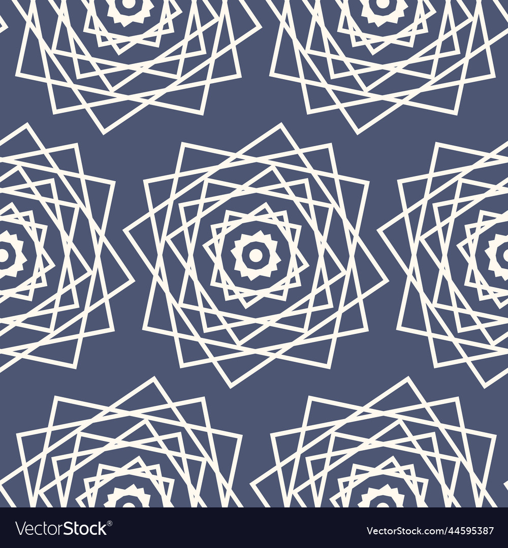 Abstract floral seamless pattern on purple Vector Image