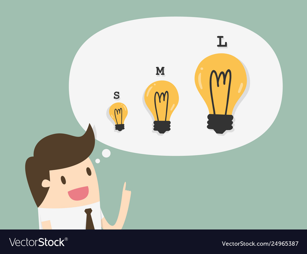 Different idea Royalty Free Vector Image - VectorStock