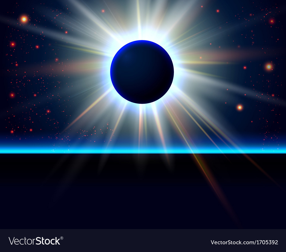Abstract cosmic background with place for your Vector Image Abstract cosmic background with place for your Vector Image