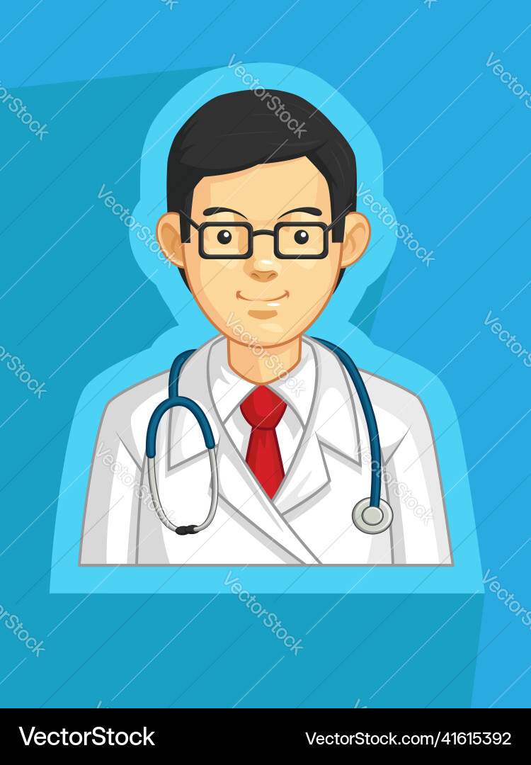 Medical doctor general practitioner physician Vector Image