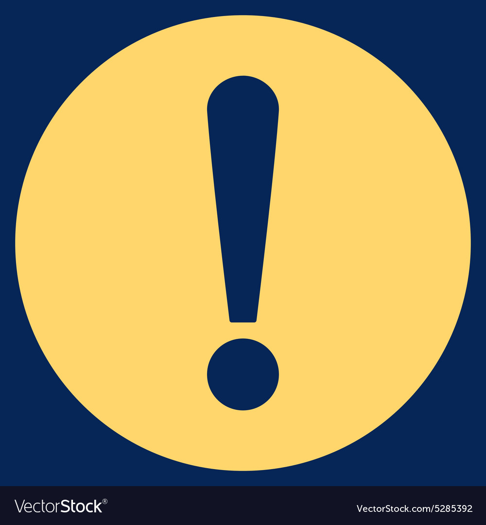 Problem flat yellow color icon Royalty Free Vector Image Problem flat yellow color icon Royalty Free Vector Image