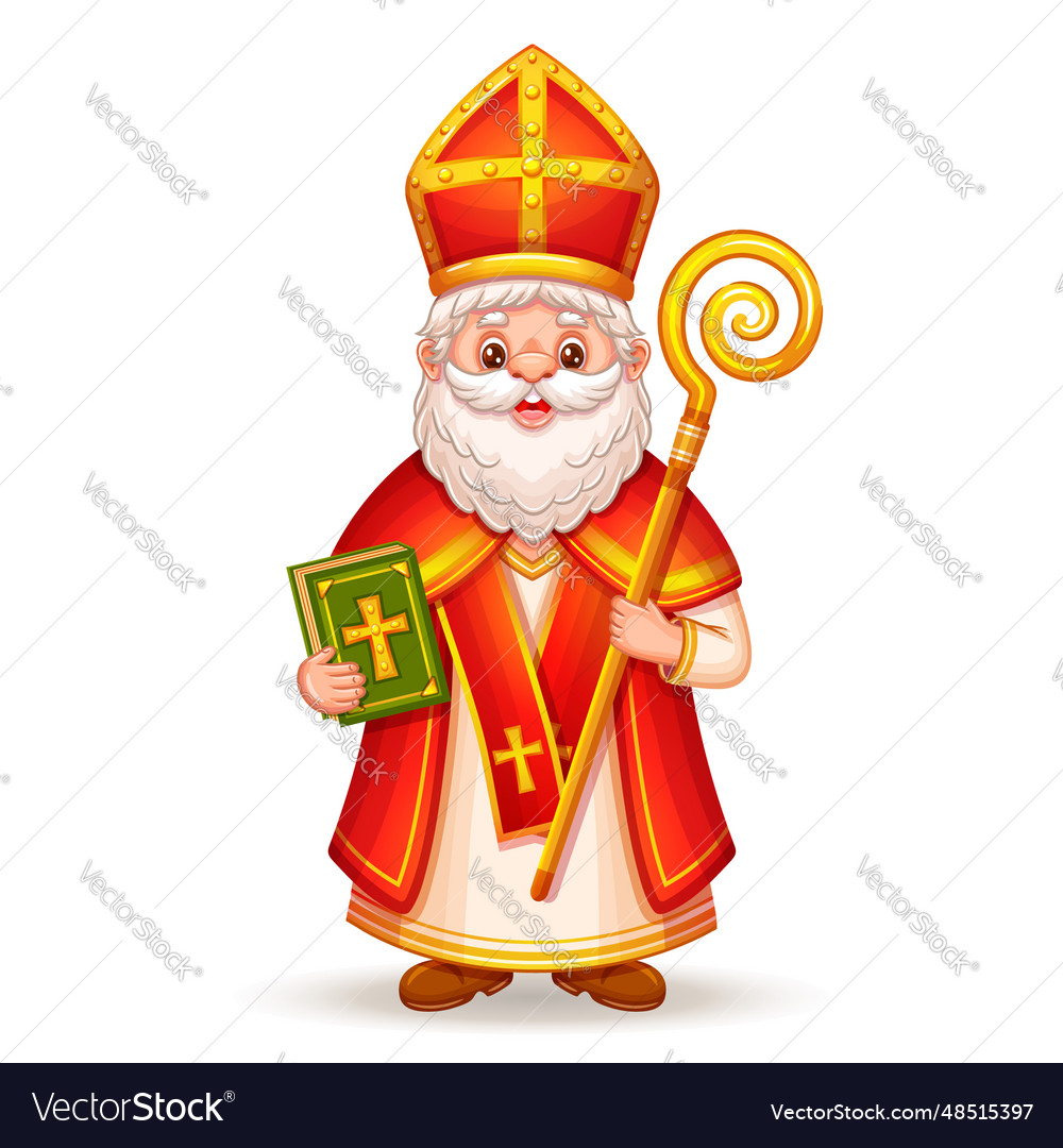 Cute saint nicholas sinterklaas st nicolas holiday