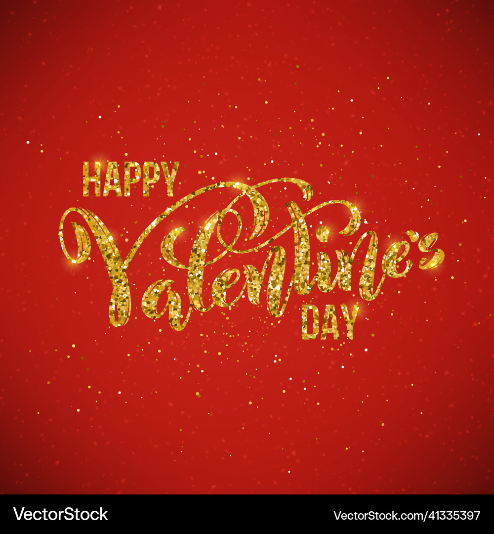 Poster with hand-drawn lettering happy Royalty Free Vector