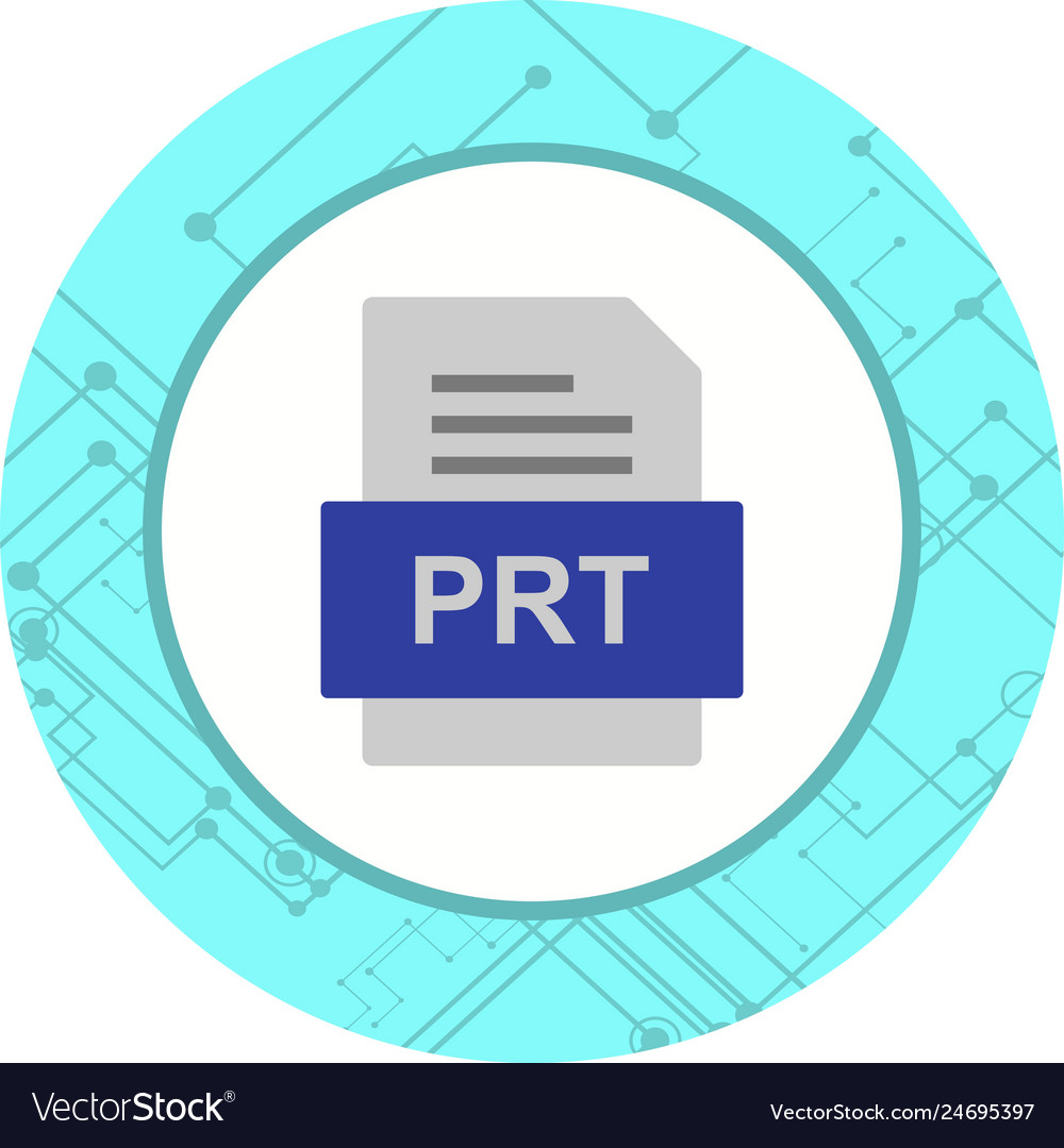 Prt file document icon Royalty Free Vector Image Prt file document icon Royalty Free Vector Image