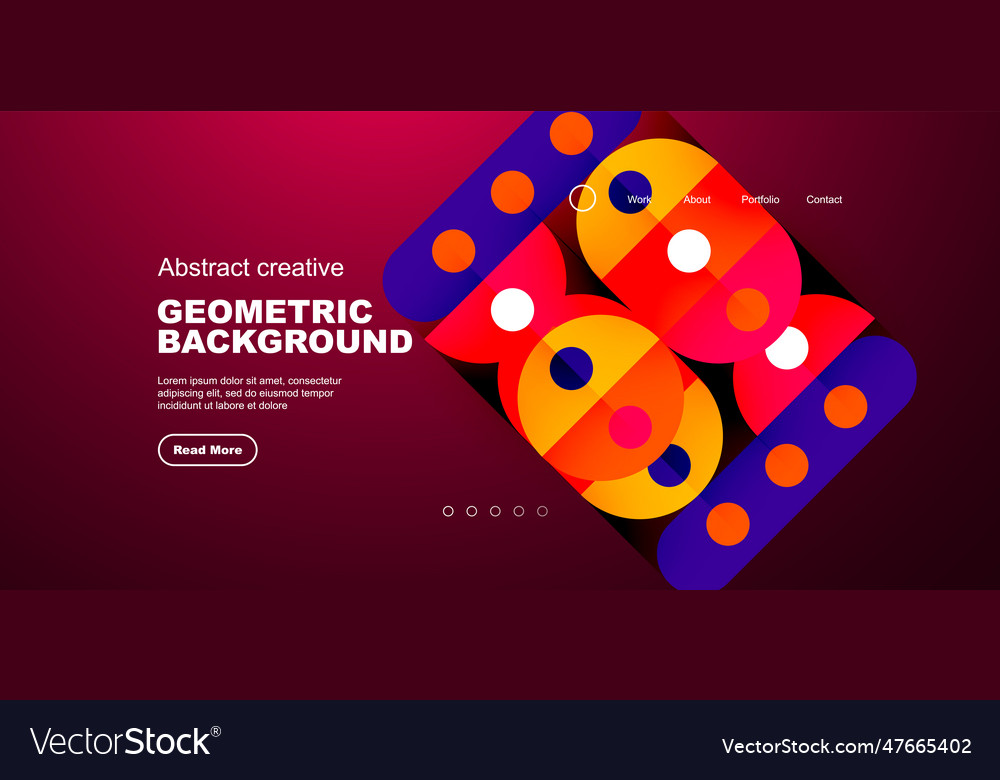 Simple circles and round elements pattern Vector Image