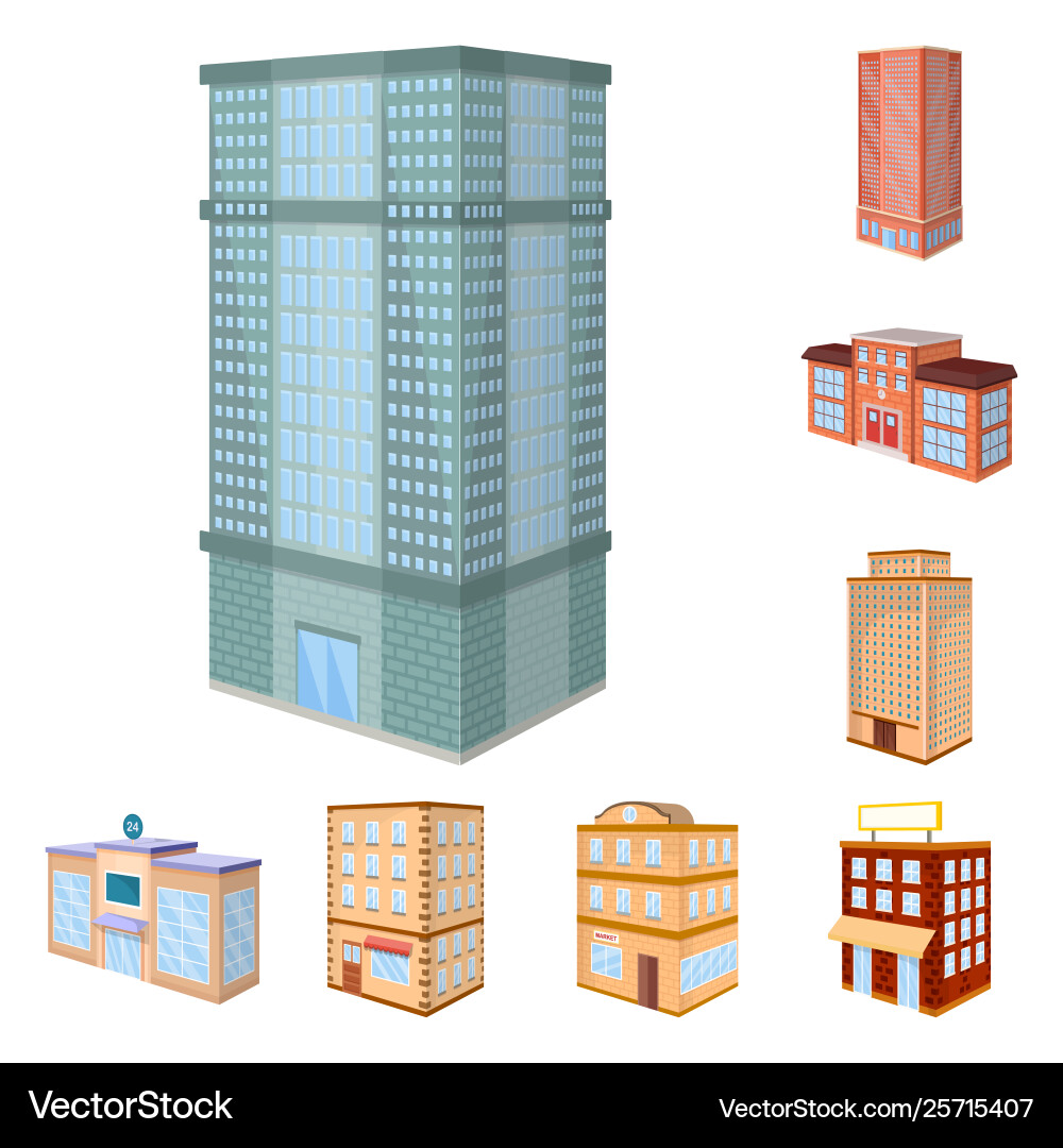 City and build sign Royalty Free Vector Image - VectorStock