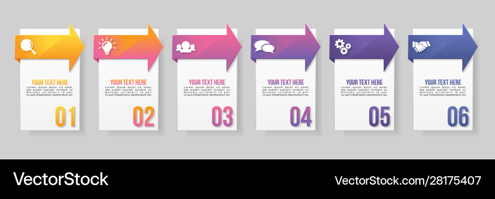 Infographics elements template design business Vector Image