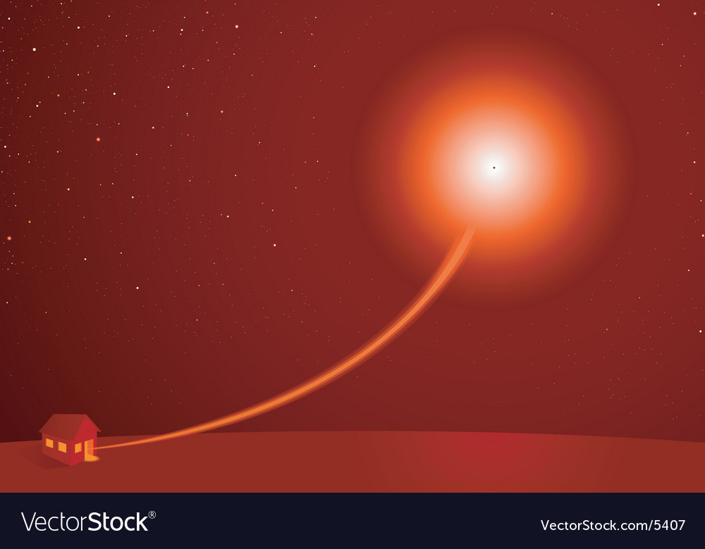 Rising star Royalty Free Vector Image - VectorStock