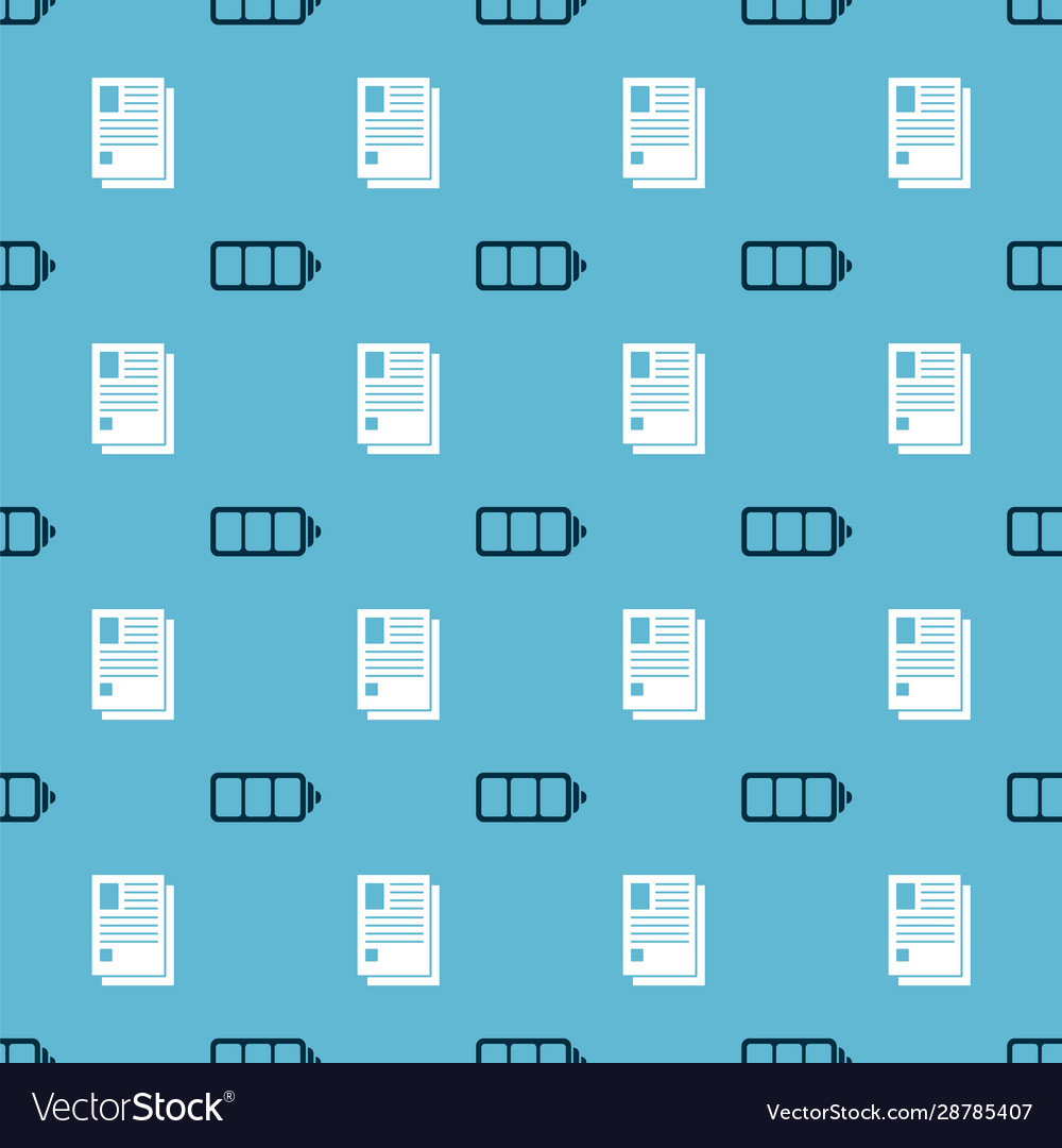 Set battery charge level indicator and file Vector Image Set battery charge level indicator and file Vector Image