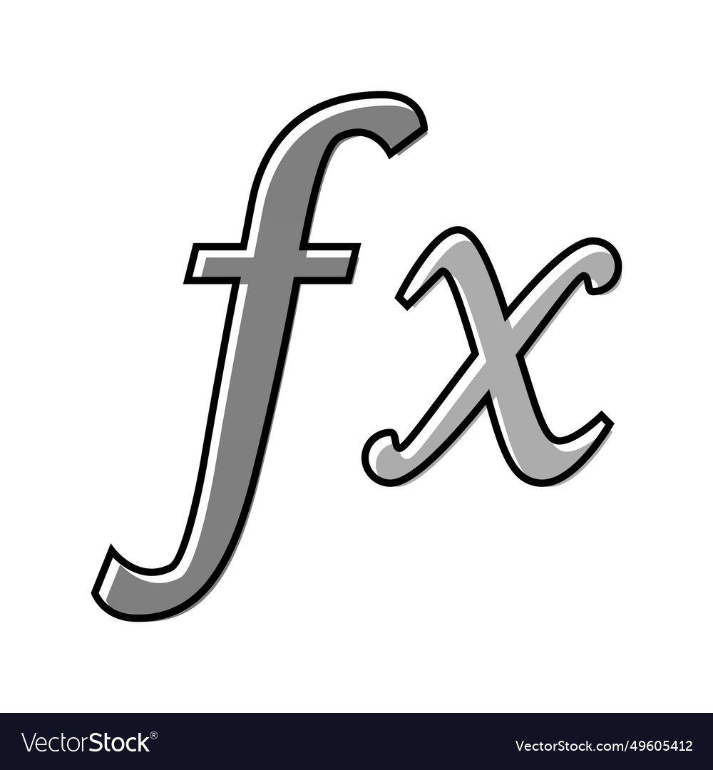 Formula math science education color icon Vector Image