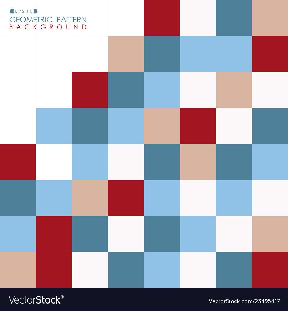 Abstract of square business pattern geometric Vector Image