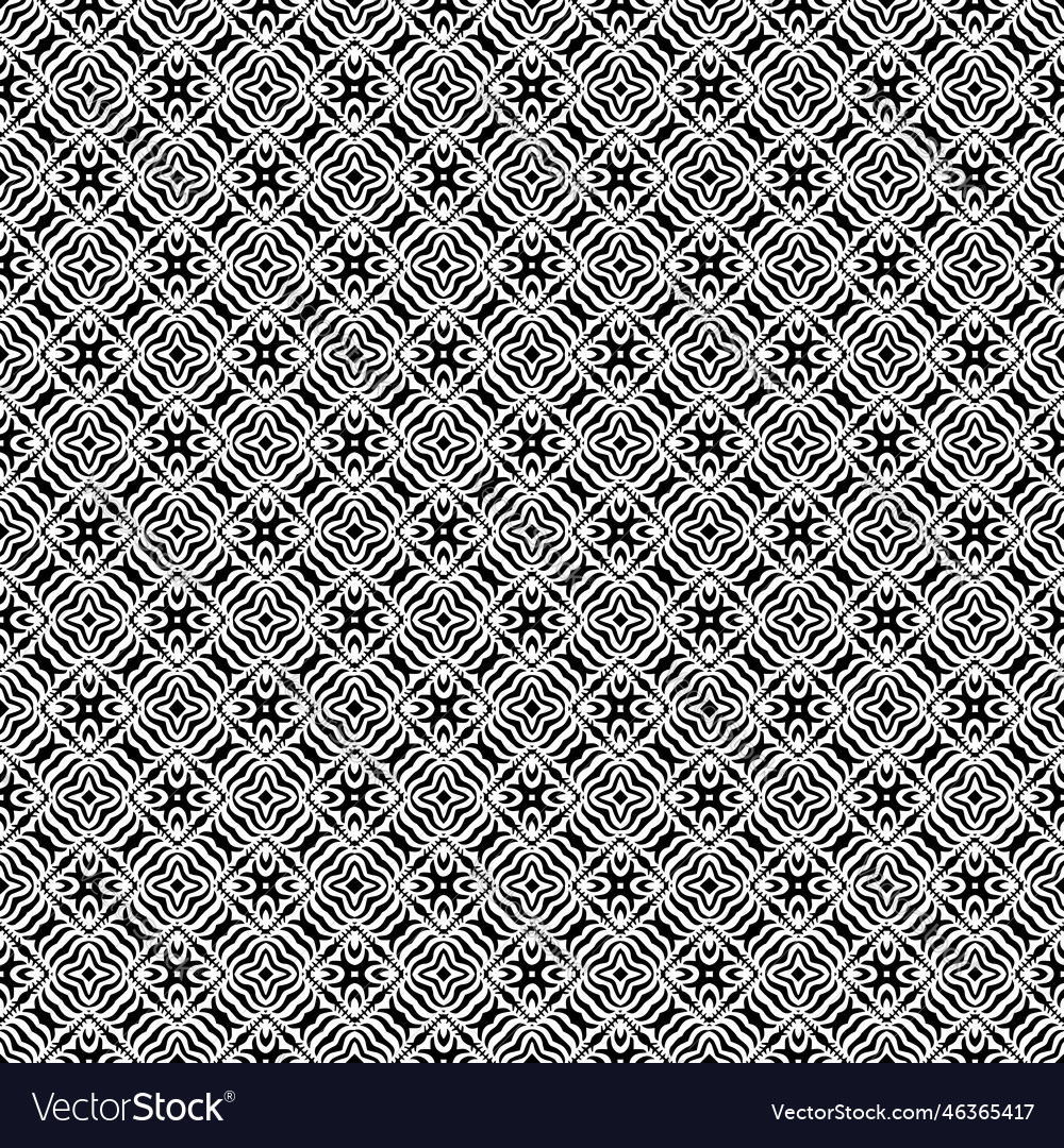 Black and white seamless pattern texture Vector Image