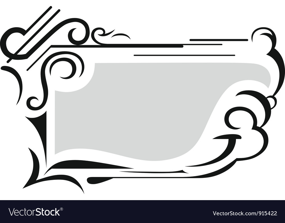 Blank frames Royalty Free Vector Image - VectorStock