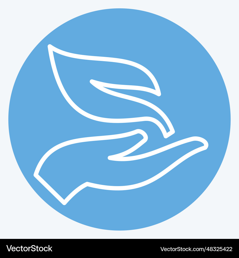 Icon ecology related to climate change symbol Vector Image