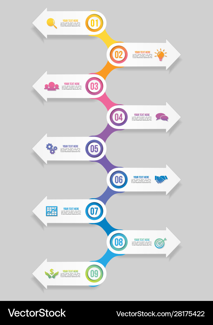 Infographics elements template design business Vector Image