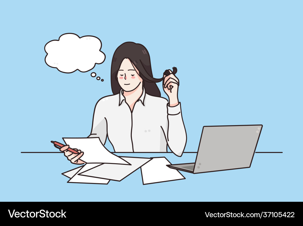Working in office career and professional Vector Image