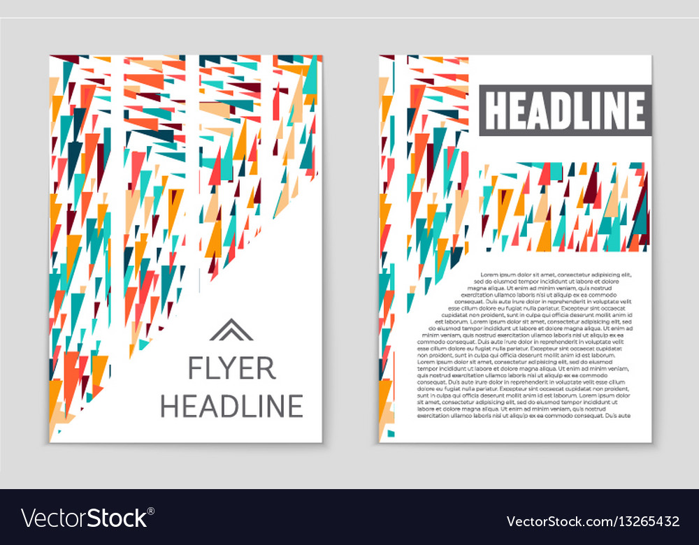 Abstract layout background set for art Royalty Free Vector