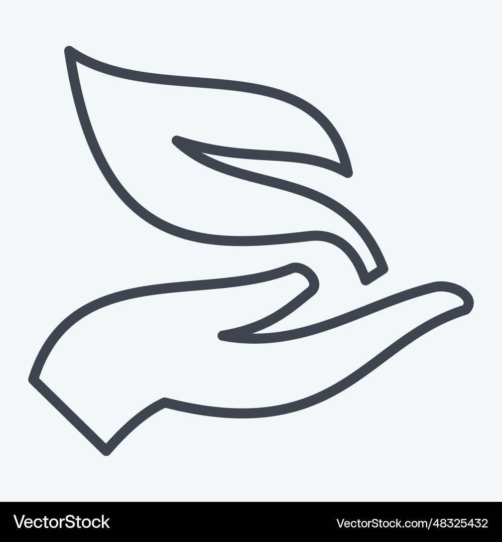 Icon ecology related to climate change symbol Vector Image
