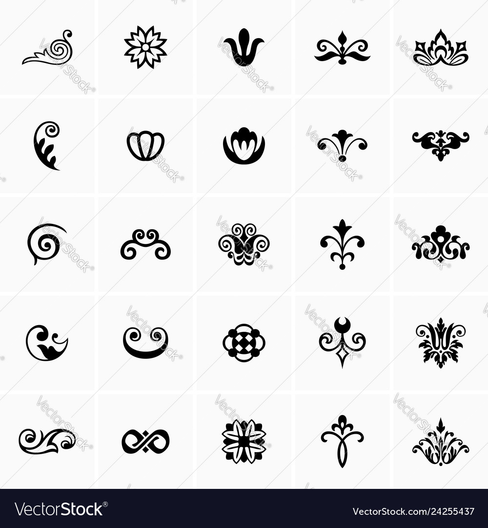 Design elements Royalty Free Vector Image - VectorStock