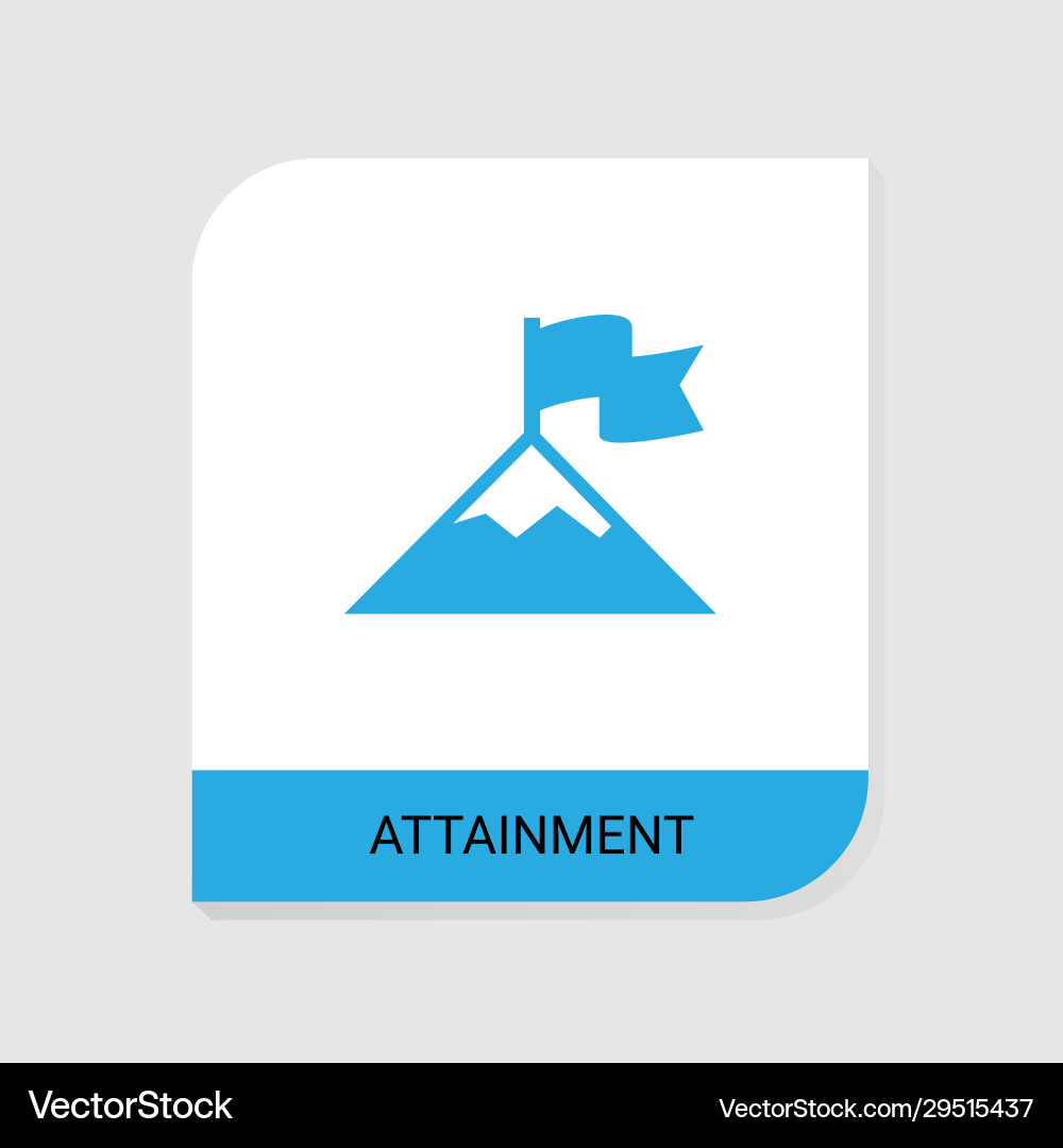 Editable filled attainment icon from success icons