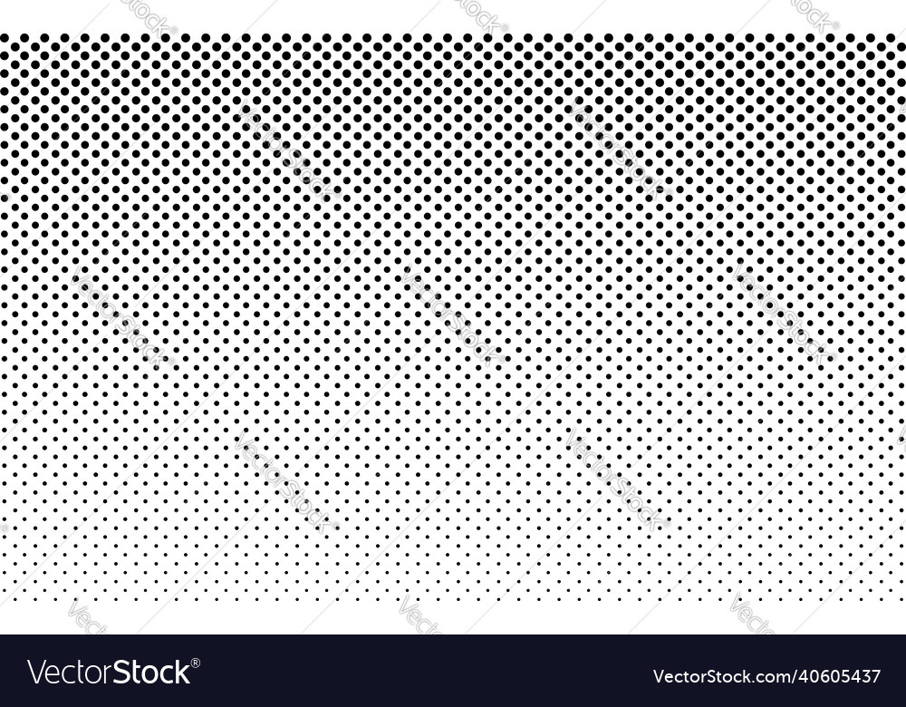Halftone dot pattern gradient texture Royalty Free Vector
