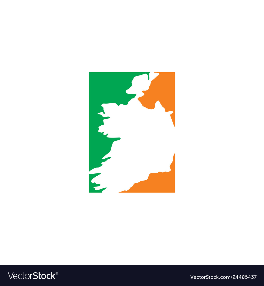 Ireland map logo icon symbol element Royalty Free Vector Ireland map logo icon symbol element Royalty Free Vector