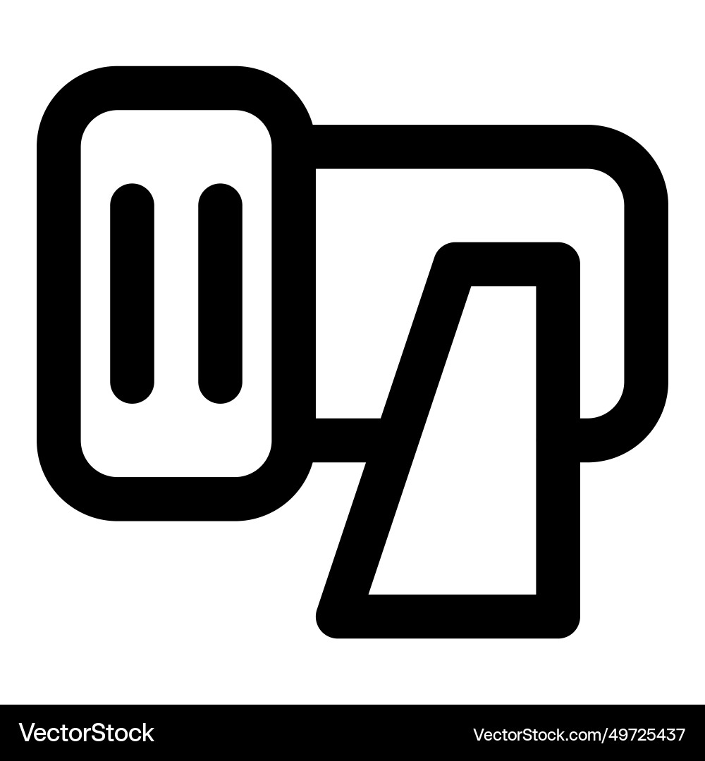 Loud warning device for emergencies or signaling Vector Image