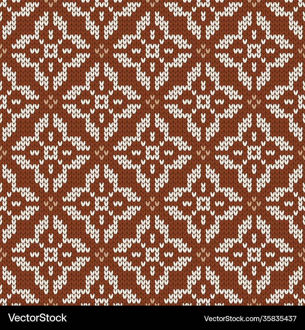 Norwegian native style sweater winter holiday Vector Image