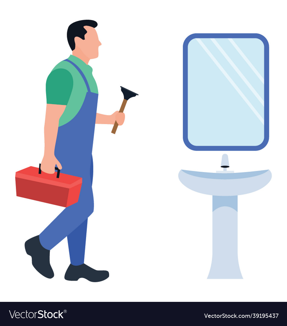 Plumber Royalty Free Vector Image - VectorStock