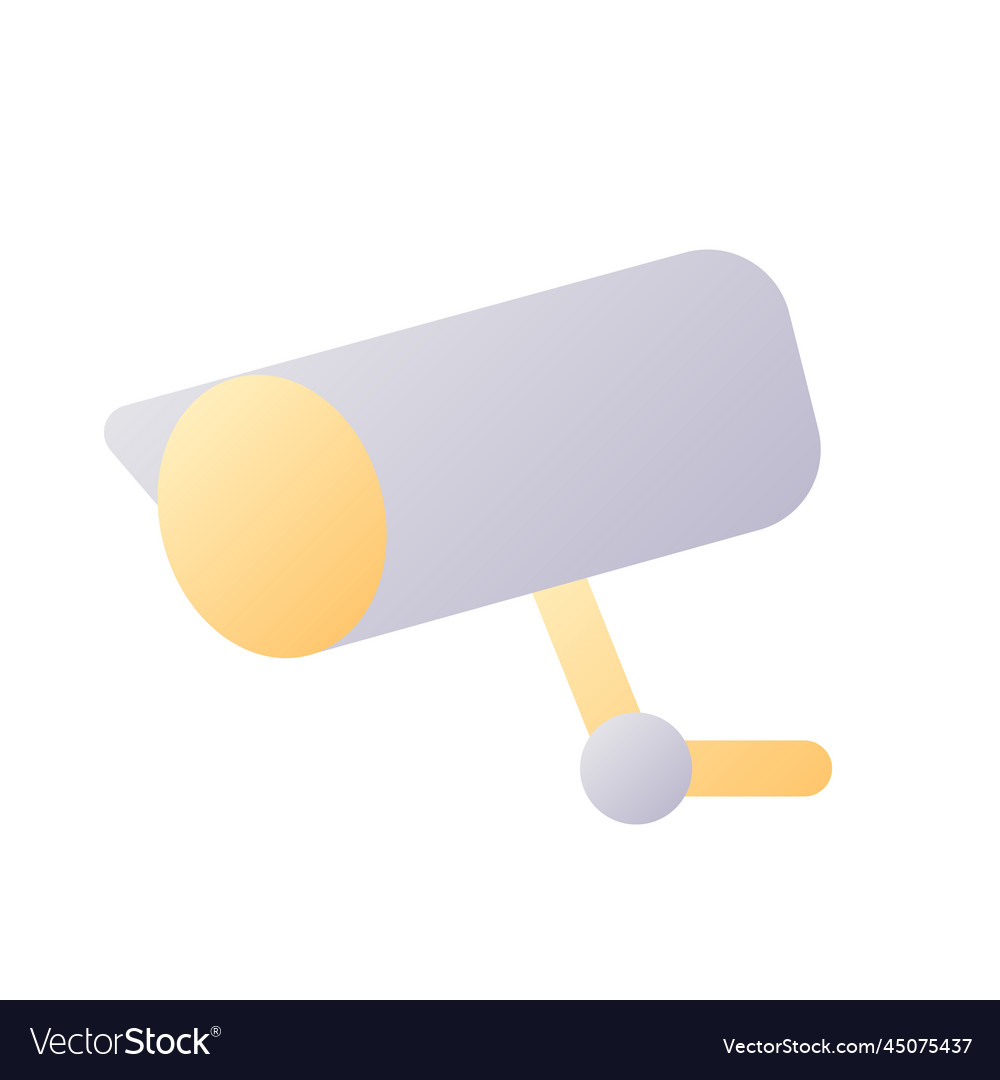 Surveillance pixel perfect flat gradient Vector Image Surveillance pixel perfect flat gradient Vector Image