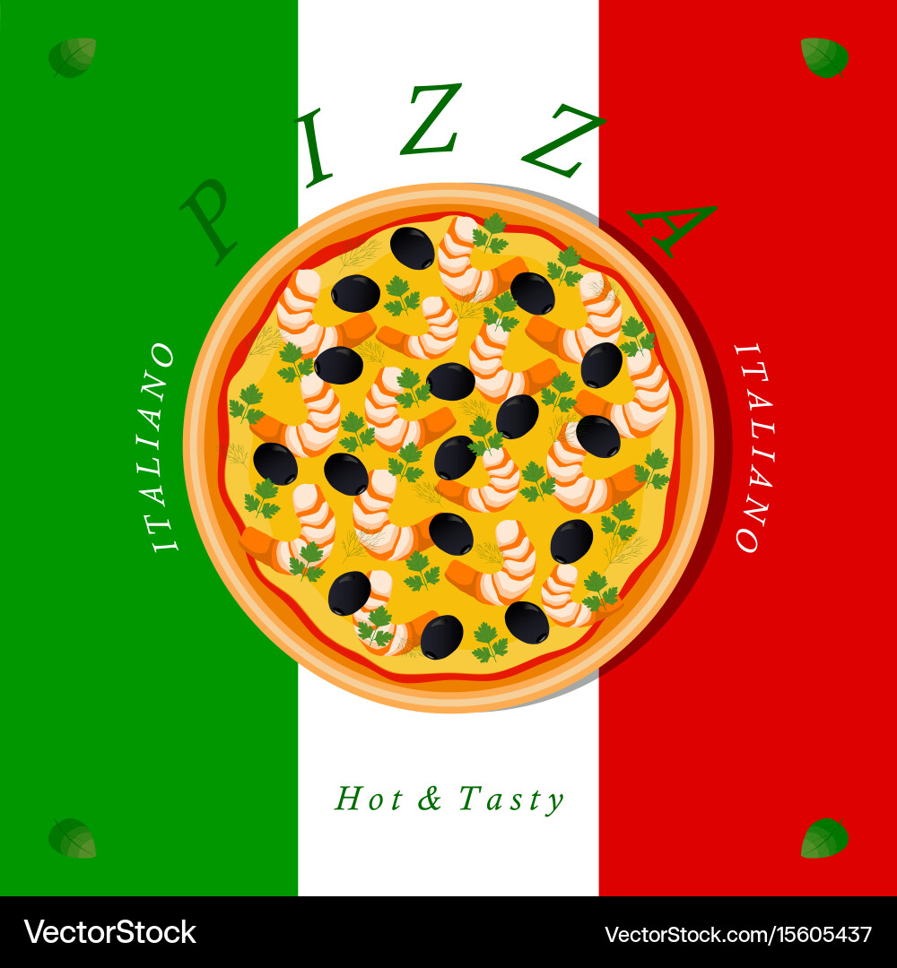 Theme pizza Royalty Free Vector Image - VectorStock