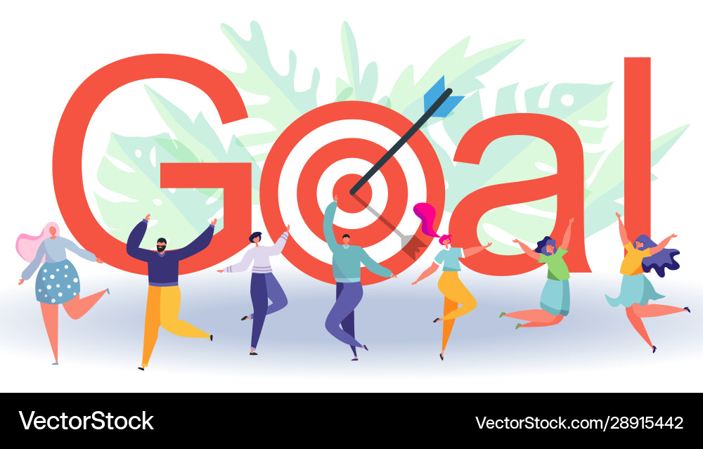 Business concept target with an arrow hit Vector Image