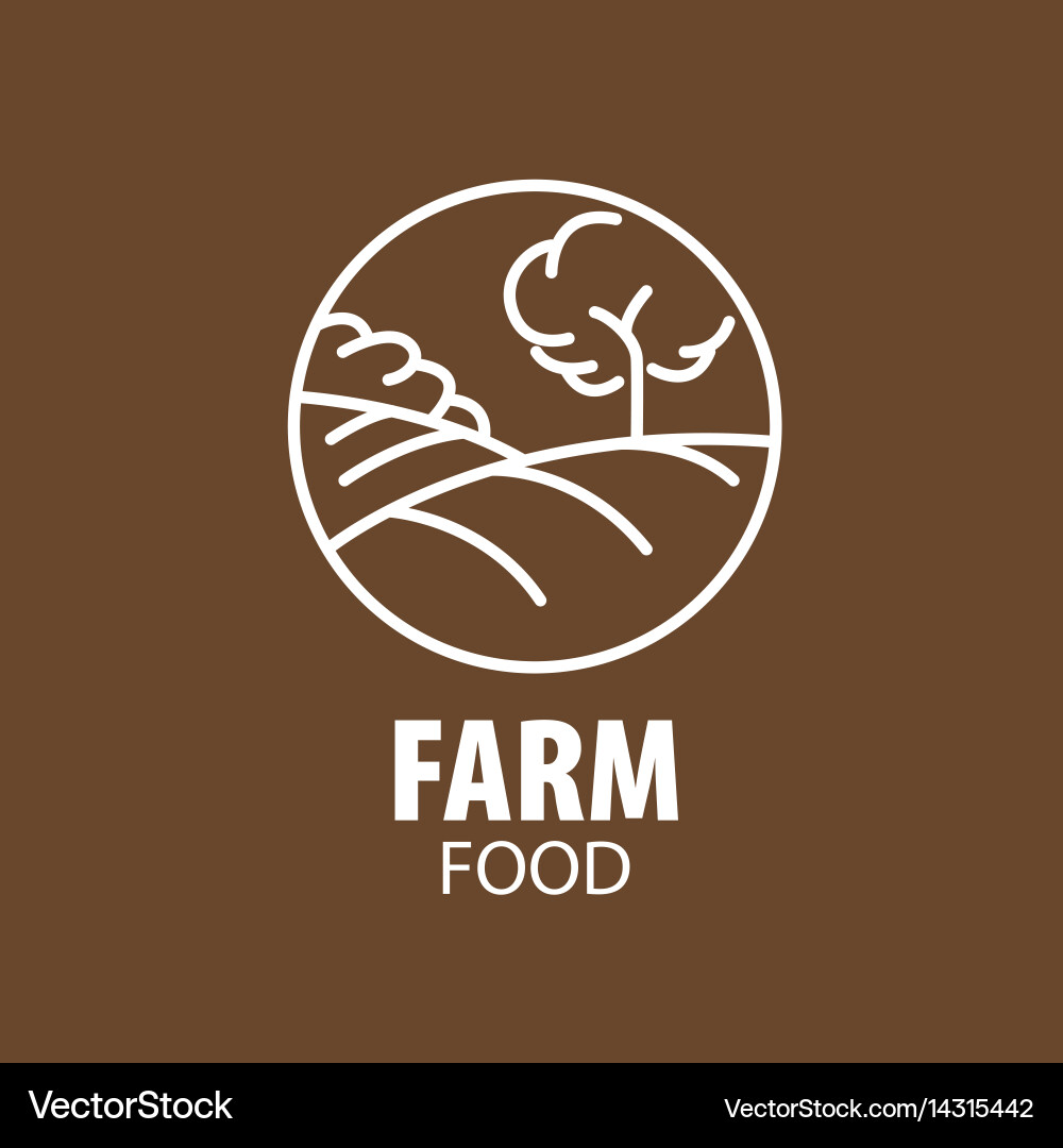 Logo farm food Royalty Free Vector Image - VectorStock