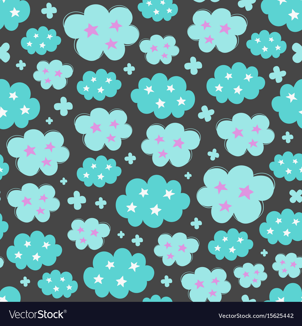 Seamless creative pattern Royalty Free Vector Image