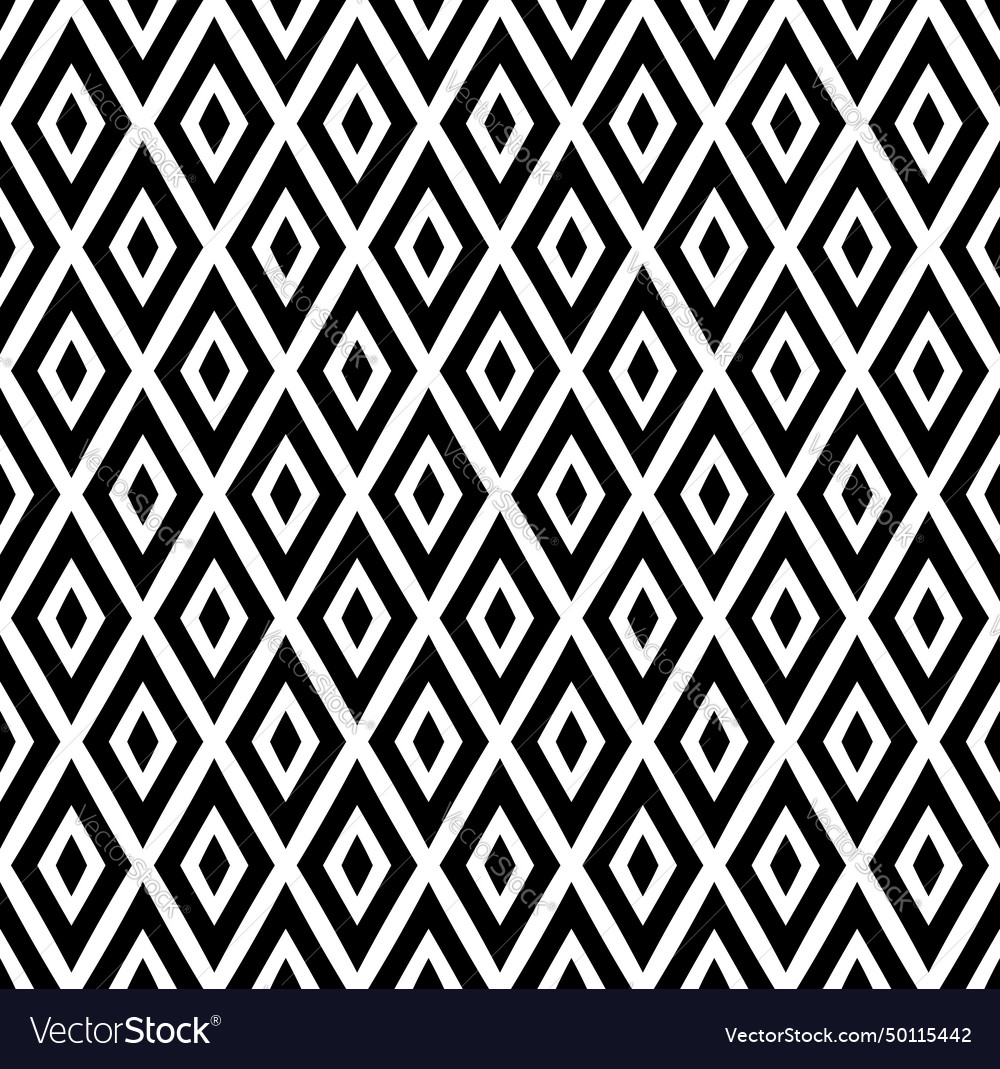 Seamless diamonds pattern Royalty Free Vector Image