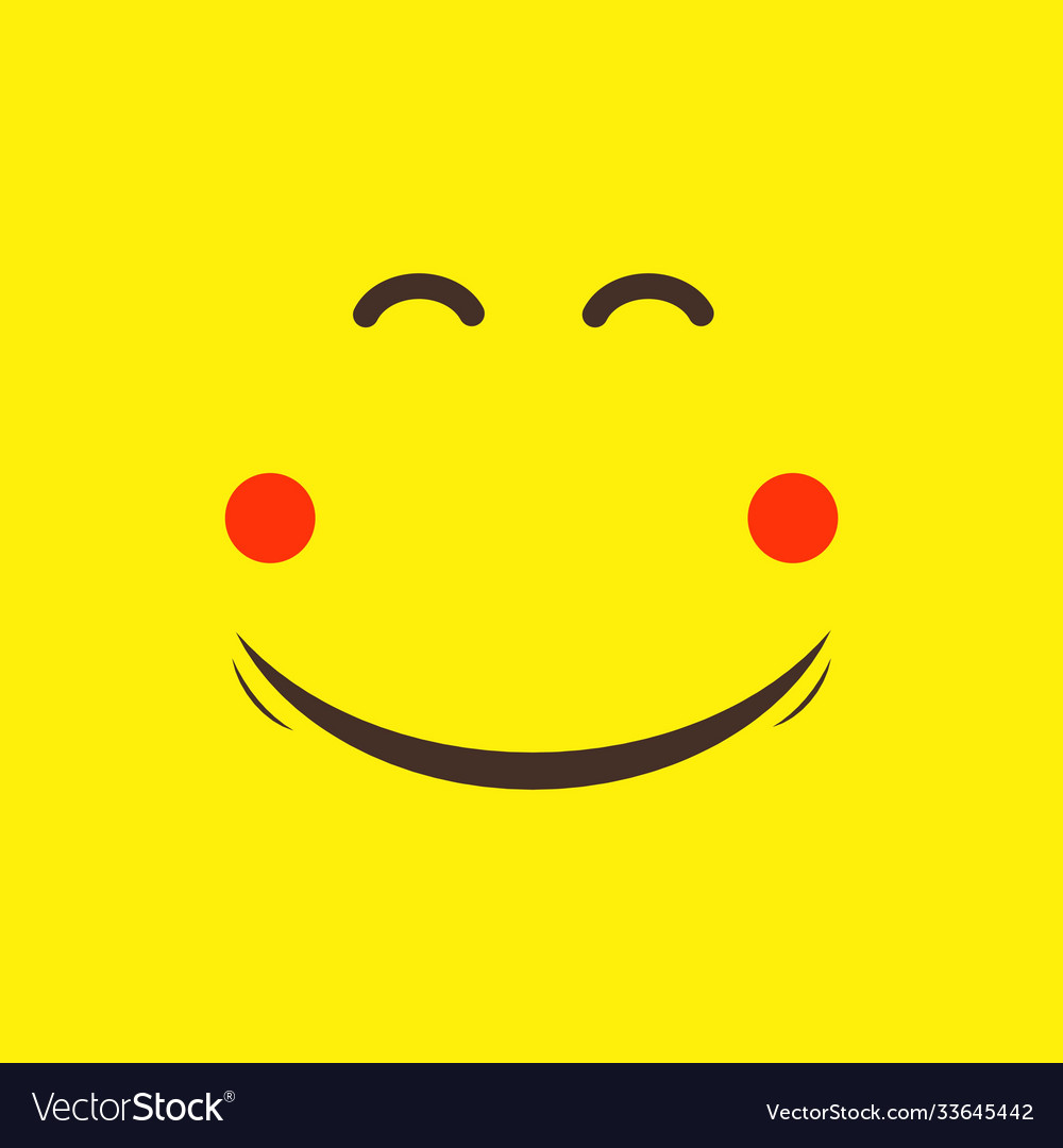 Smile Template Design Royalty Free Vector Image