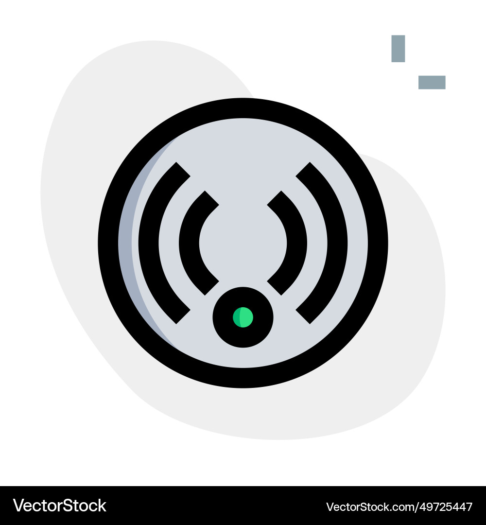 Alerts on detecting smoke for fire safety Vector Image