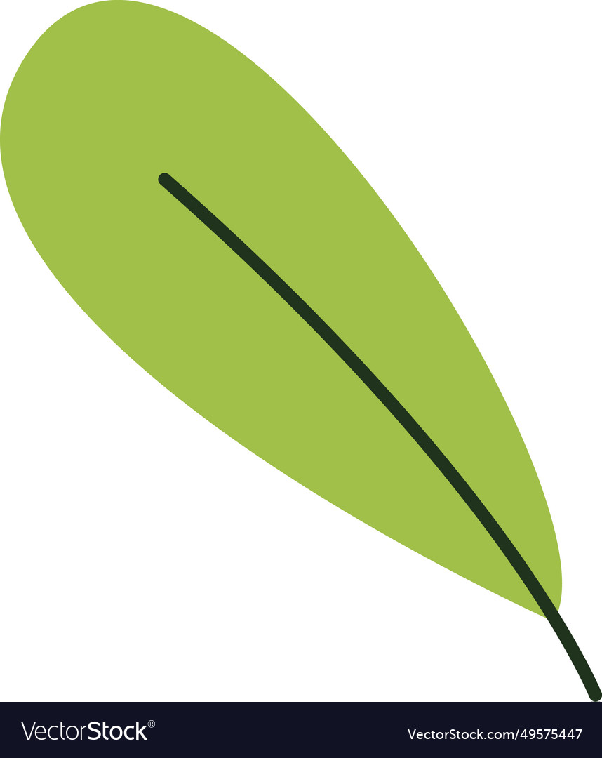 Tree leaf icon Royalty Free Vector Image - VectorStock