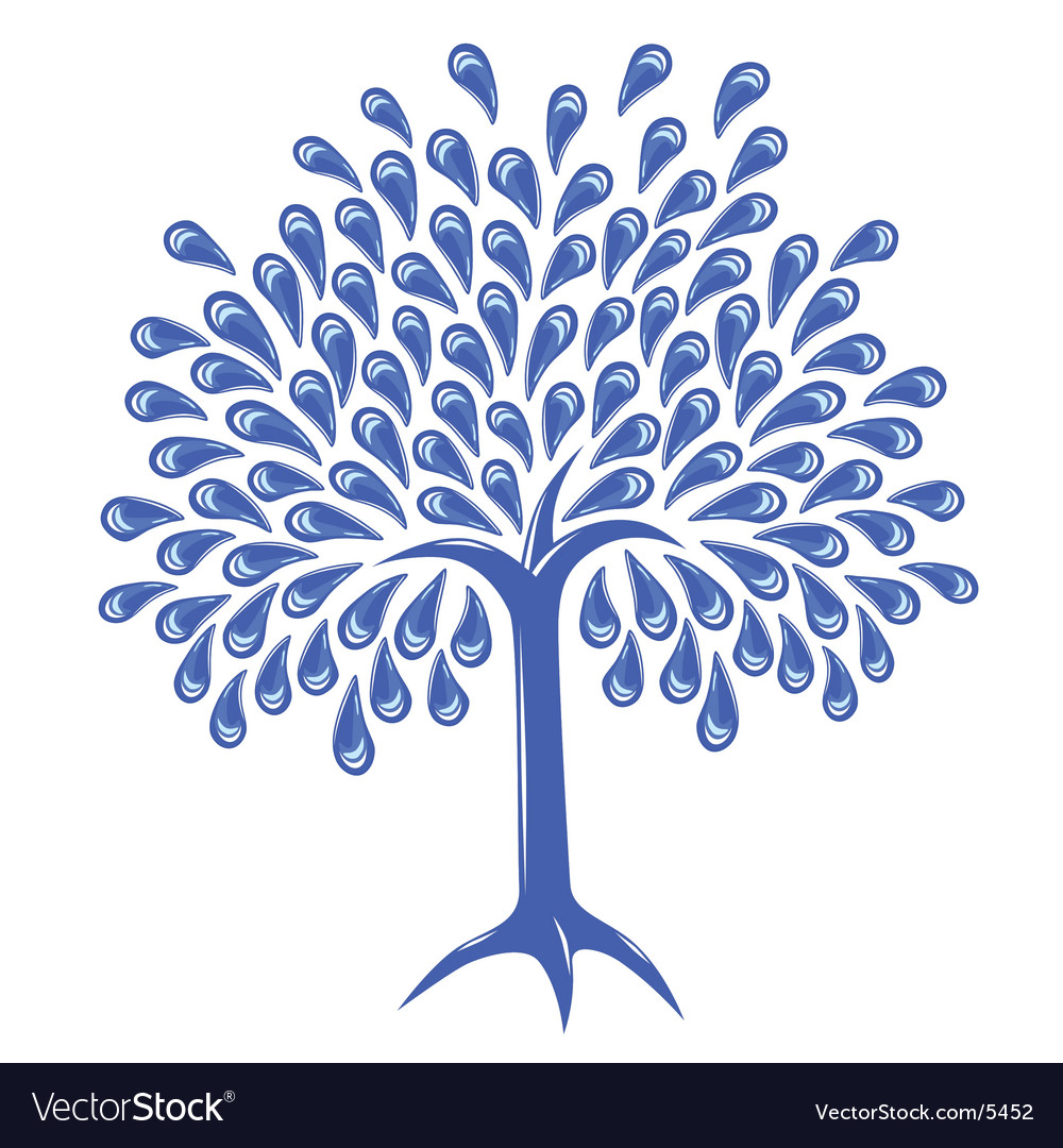 Raintree Royalty Free Vector Image - VectorStock