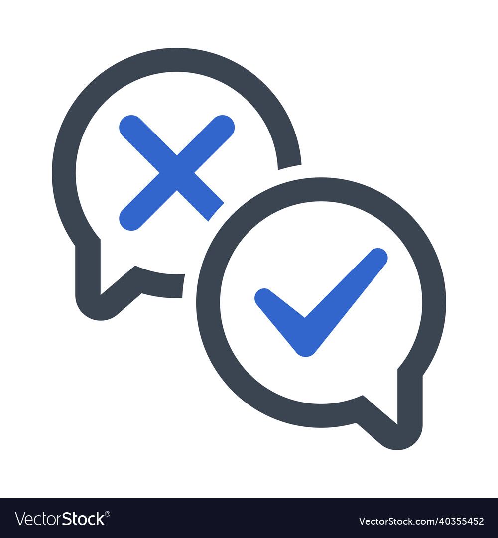 Review Comments Icon Royalty Free Vector Image