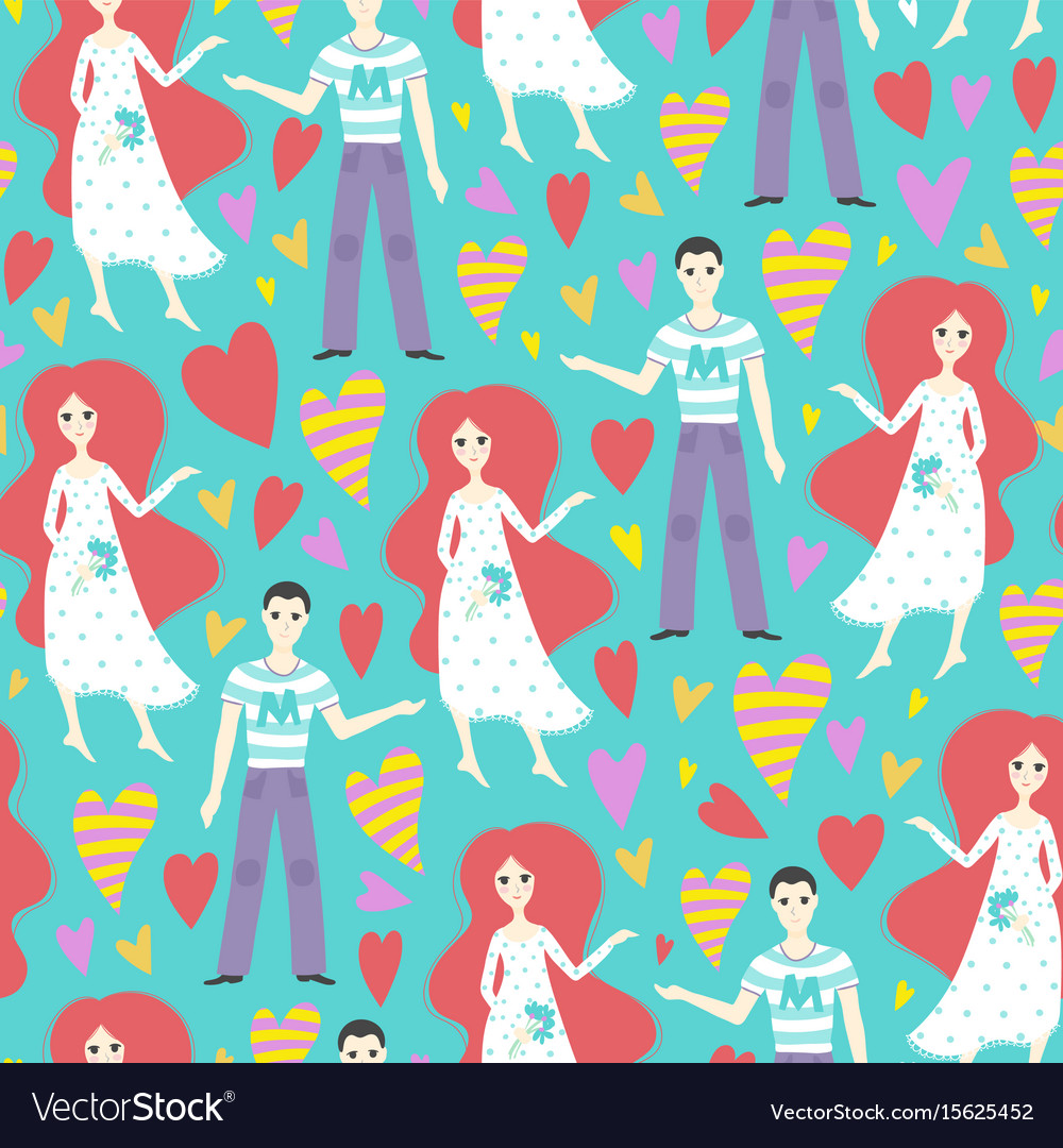 Seamless creative pattern Royalty Free Vector Image