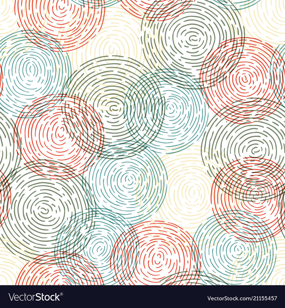 Circle seamless pattern Royalty Free Vector Image