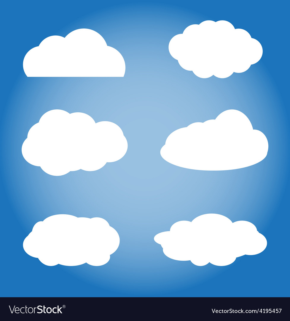 Clouds Royalty Free Vector Image - VectorStock
